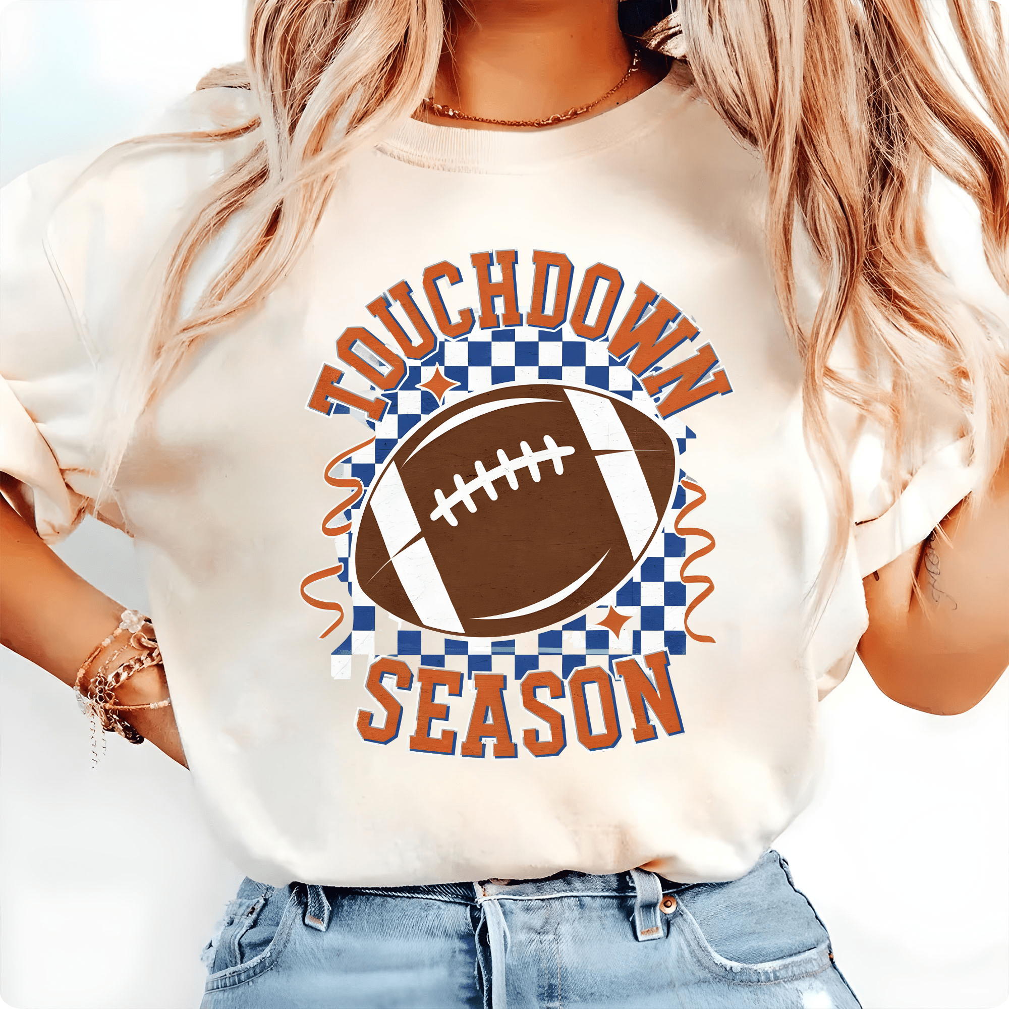 Football Season DTF Transfer – Game Day Vibes & Team Spirit Design, Re ...