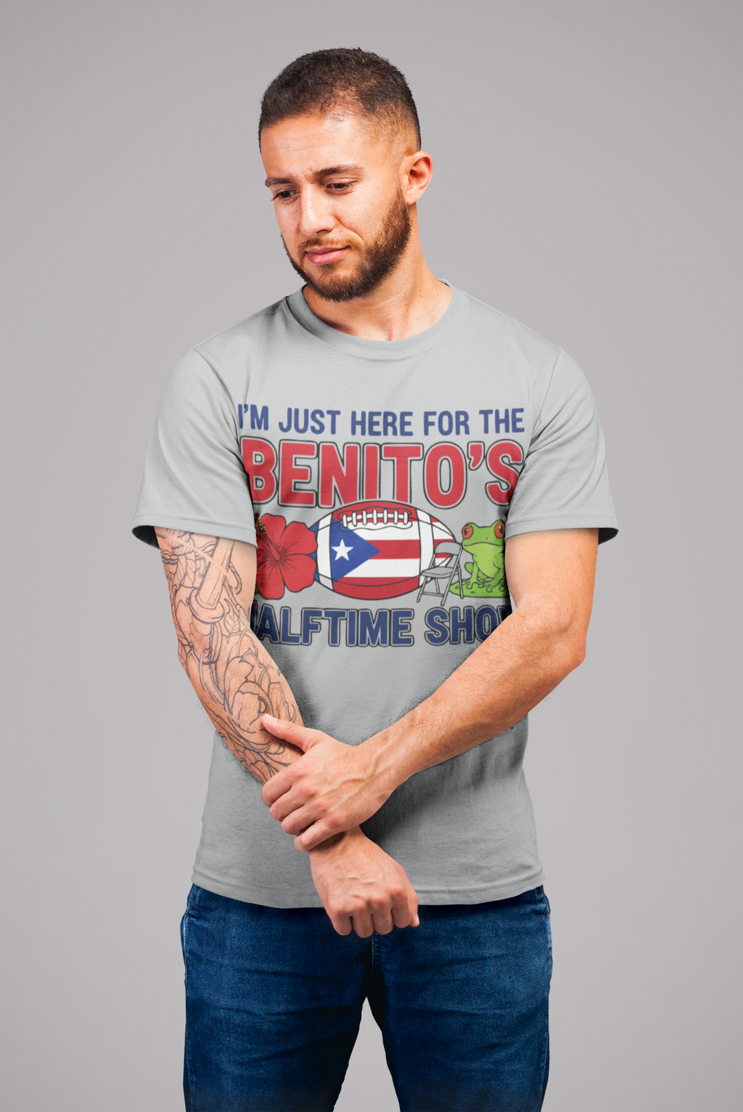 Bad Bunny DTF Transfer – Reggaeton Football Game Day Heat Press Design ...