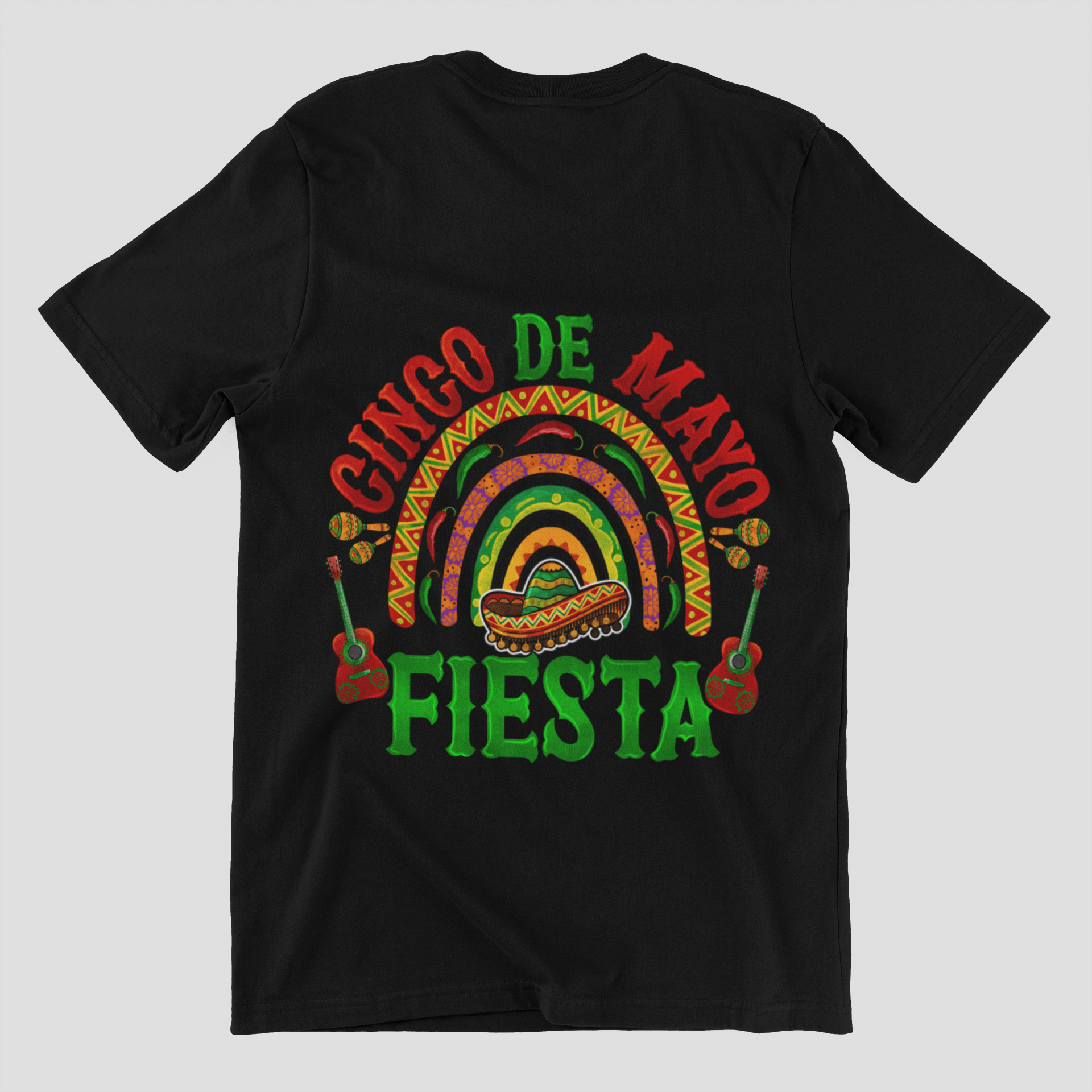 Cinco de Mayo Fiesta DTF Transfer – Mexican Party Design, Vibrant & Re ...