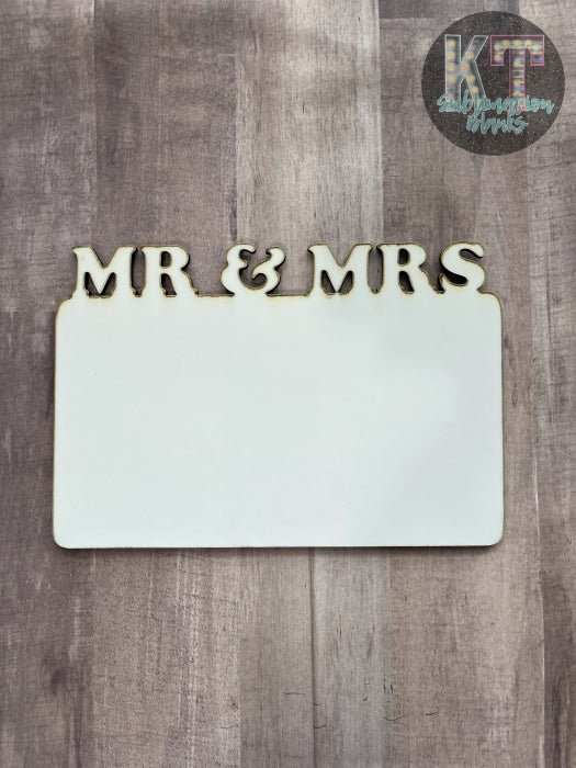 Custom MR & MRS Picture Frame - Unique Wedding & Anniversary Gift – KT ...