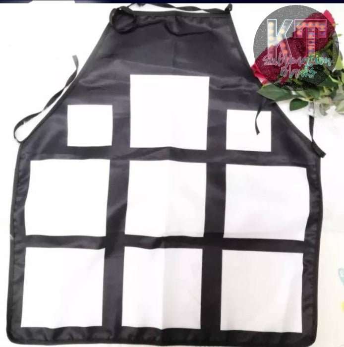 Unique 9 Panel Polyester Apron for Custom Sublimation Designs – KT ...